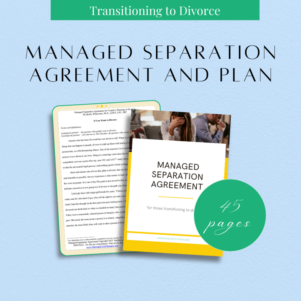 Managed Separation Agreement and Plan for those Transitioning to ...
